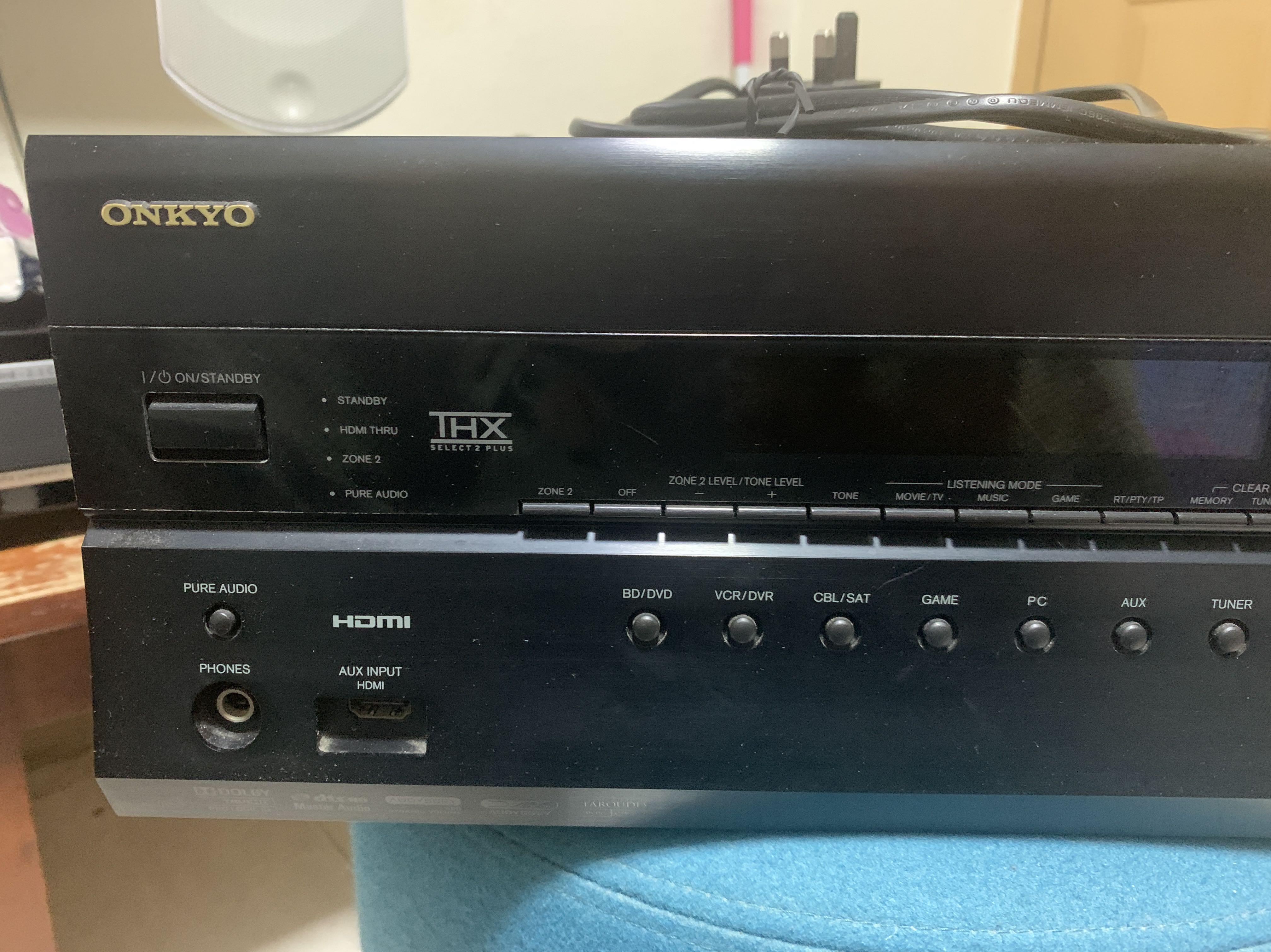 Onkyo TX-SR608 7.2 Channel Home Theatre Receiver, Audio, Soundbars ...