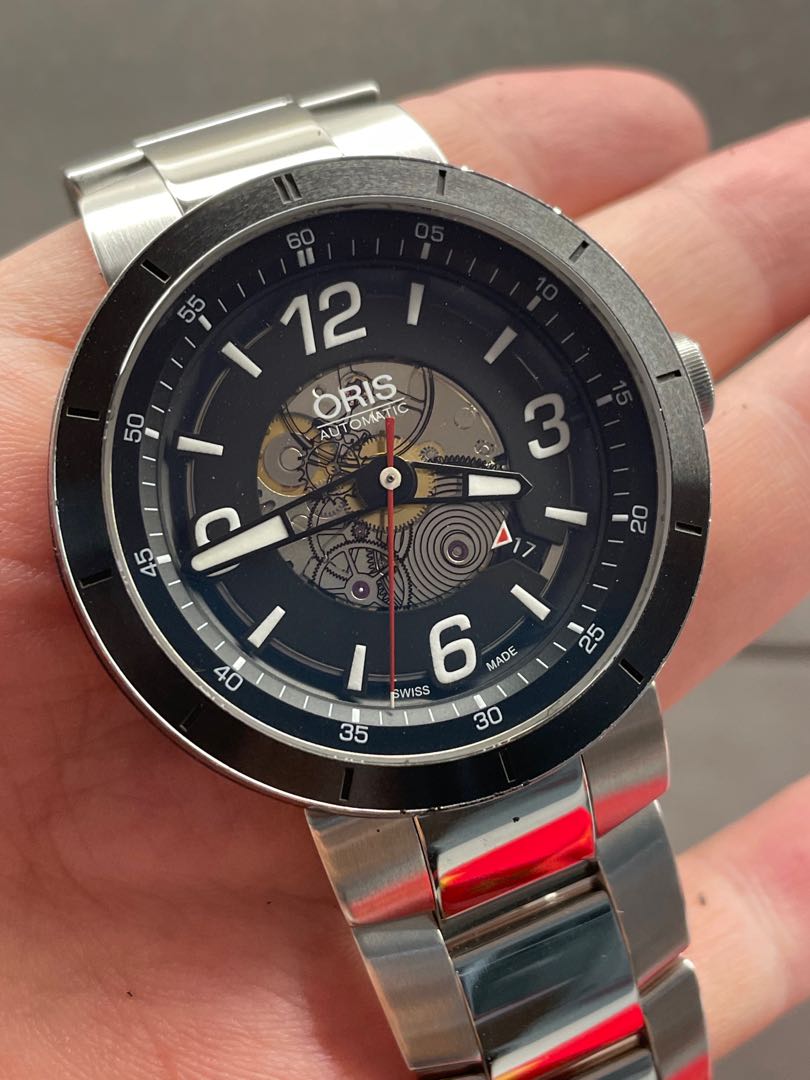 Oris Skeleton William F1 automatic, Men's Fashion, Watches ...