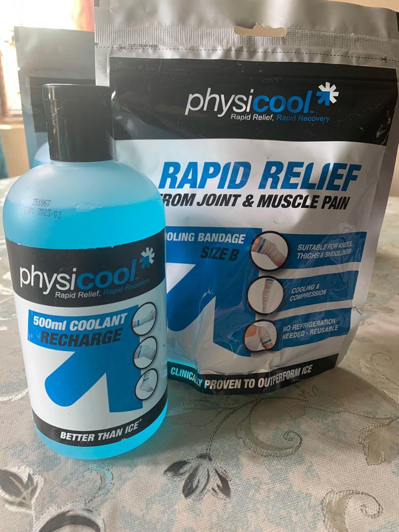 Physicool Relief - Bandage & Coolant Set, Health & Nutrition, Braces ...
