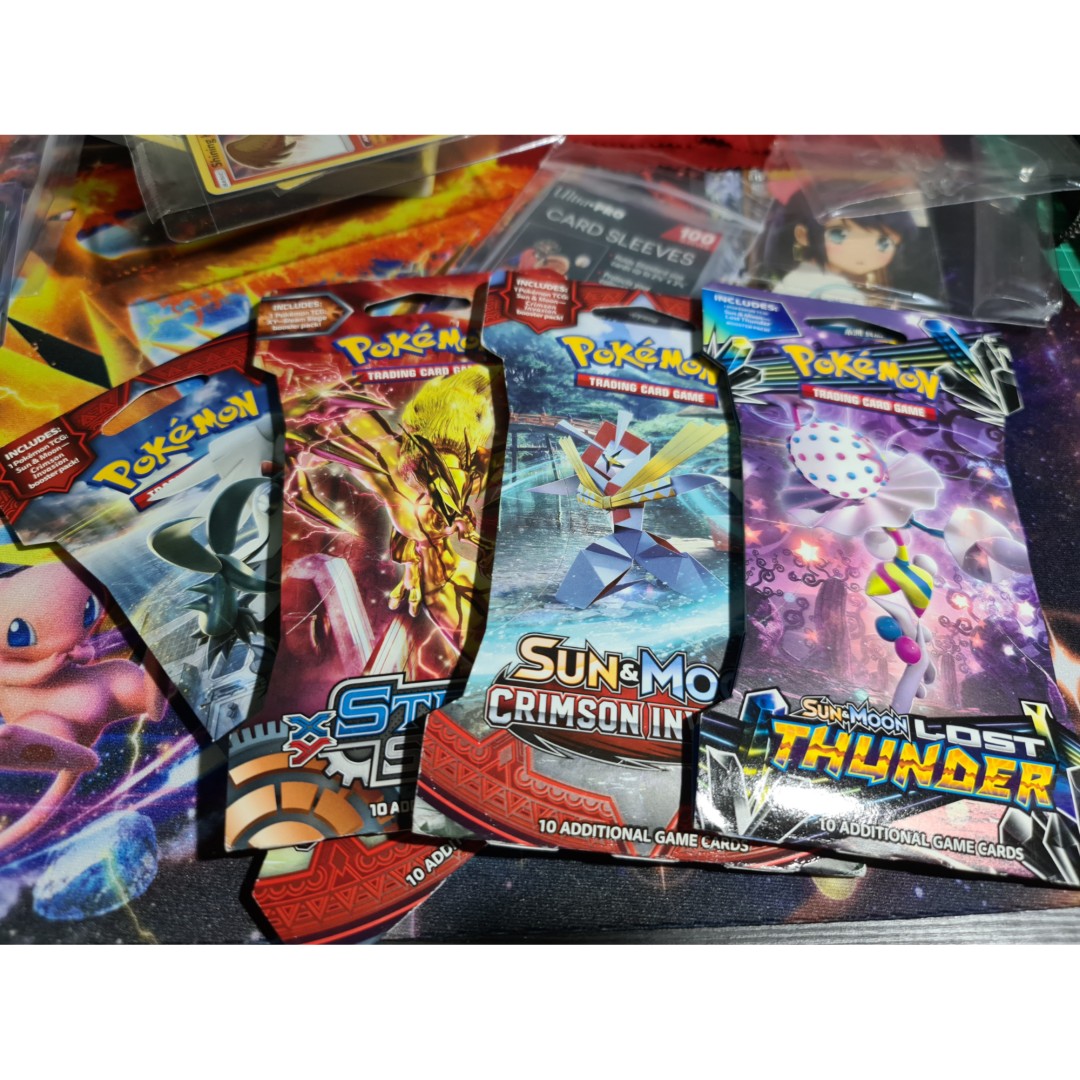 Pokemon Assorted Sleeved Booster Lot, Hobbies & Toys, Toys & Games on ...