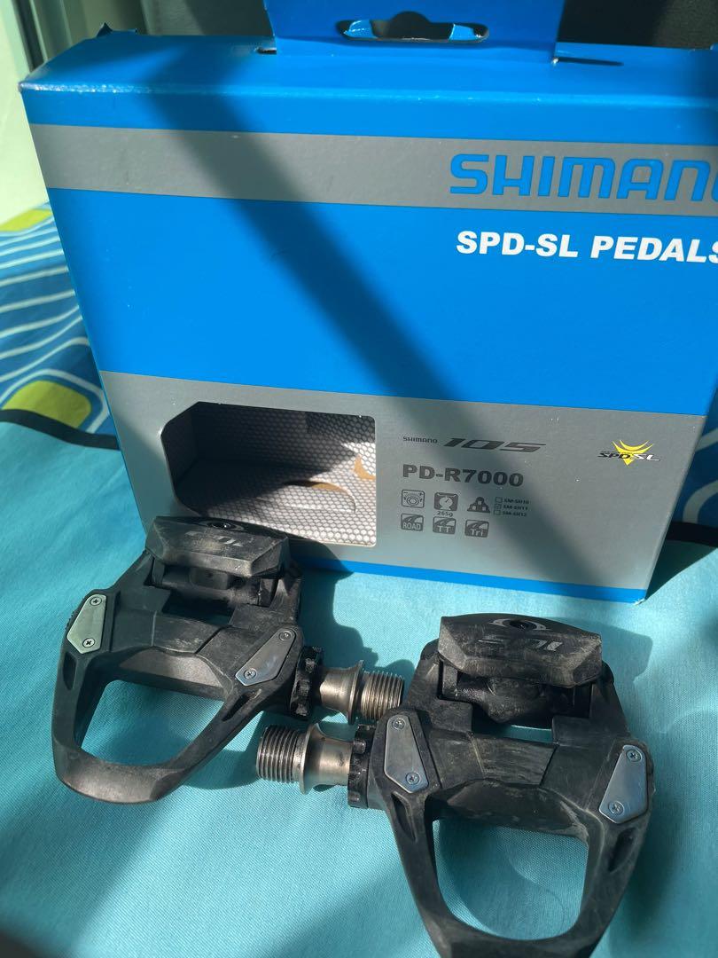 Shimano 105 Pedals (SPD-SL PD-R7000), Sports Equipment, Bicycles & Parts, Bicycles on Carousell