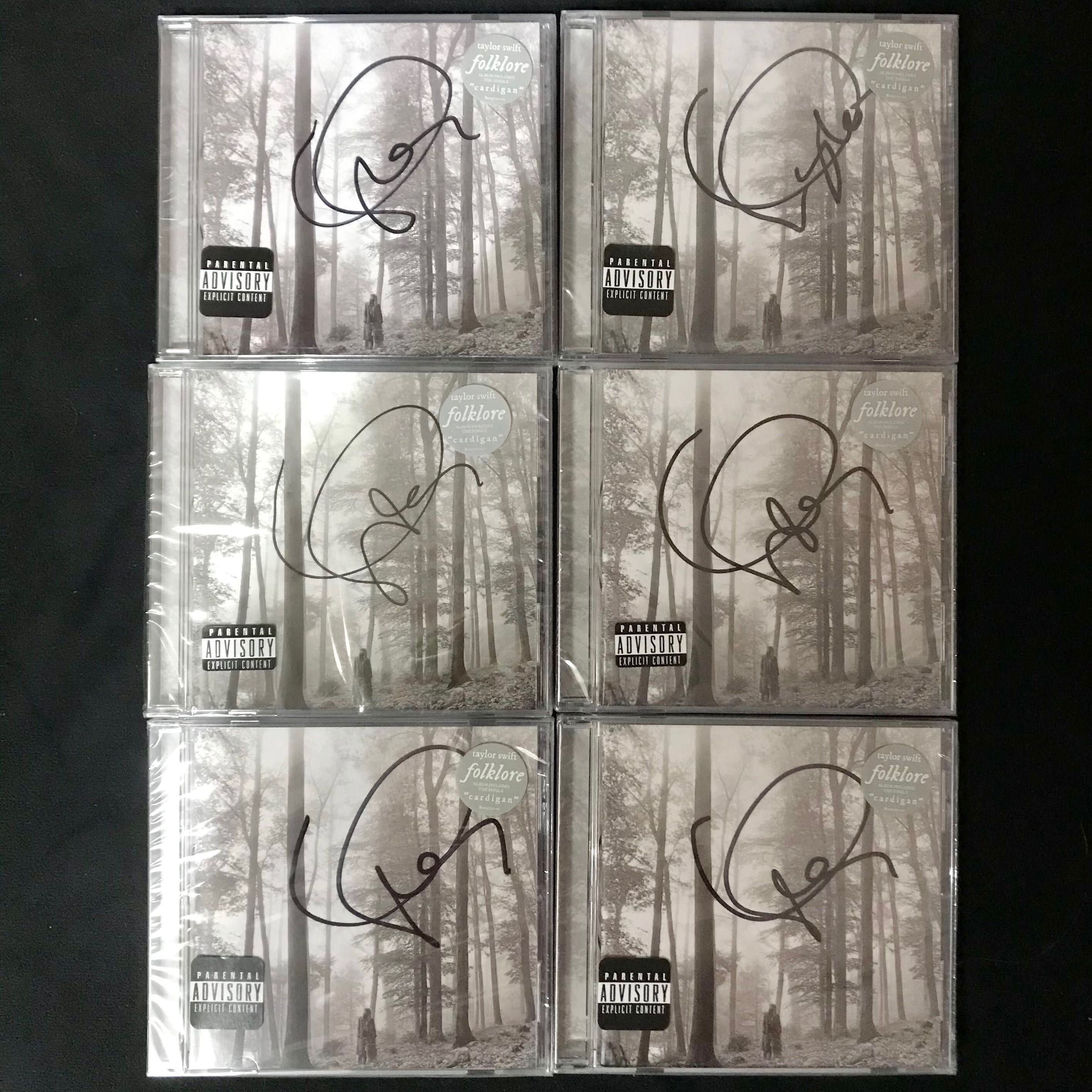 [SIGNED] Taylor Swift - Folklore Deluxe US Edition Official Merchandise ...