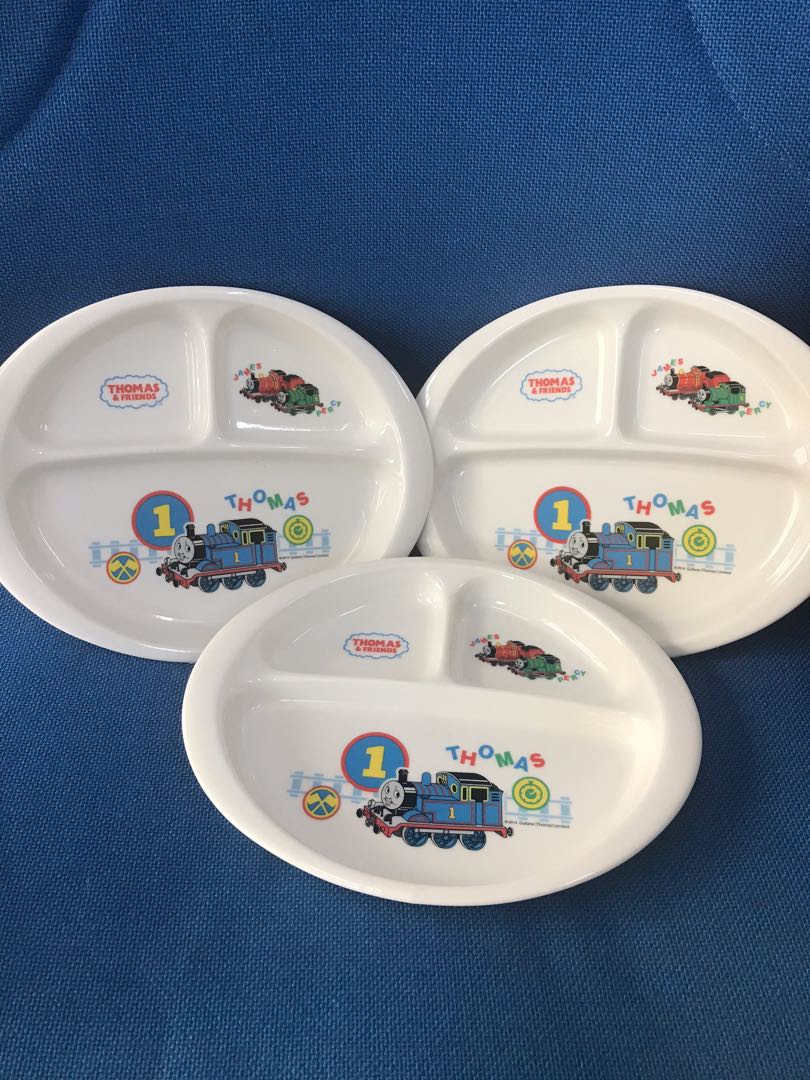 thomas and friends thick compartmental plate, Furniture & Home Living ...