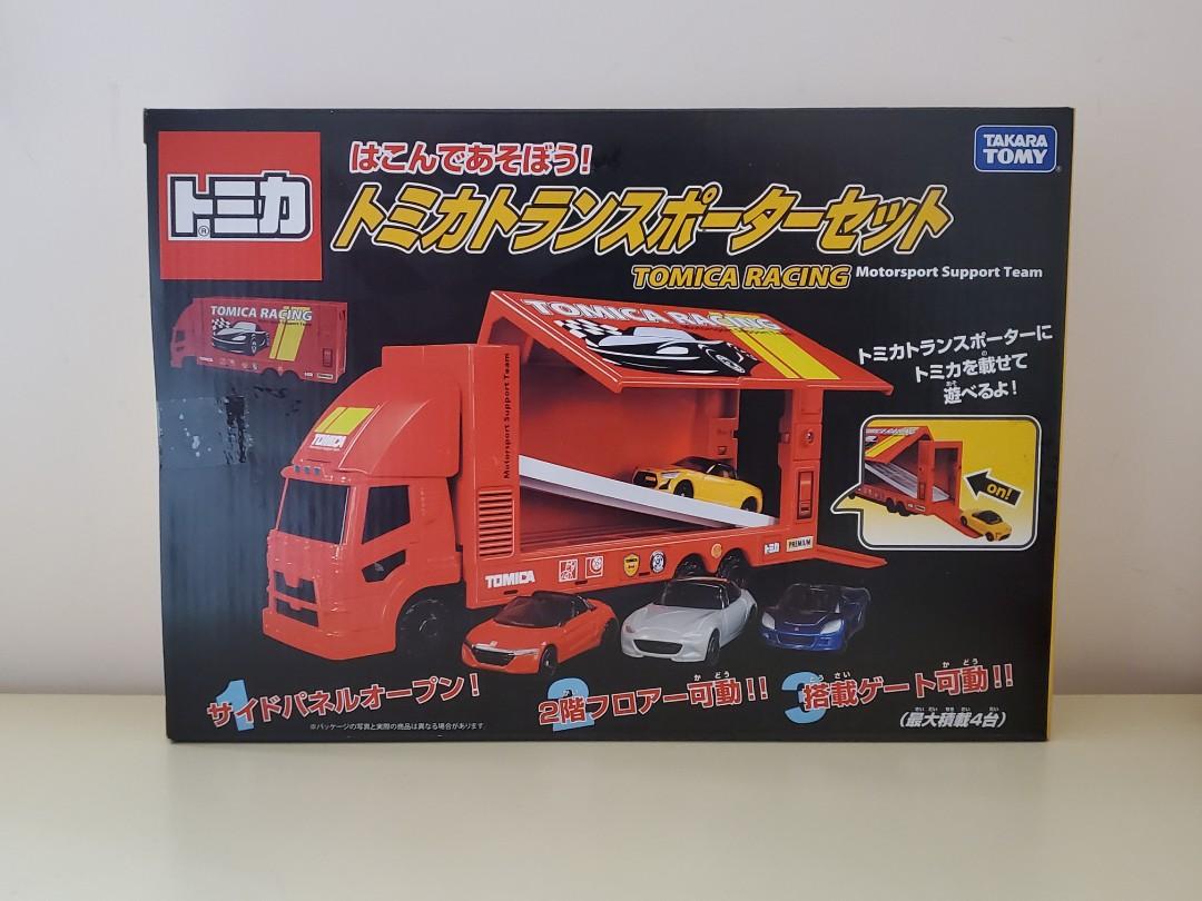 【米舖TOY】 全新 TAKARA TOMY TOMICA Racing Transporter Set Motorsport Support ...