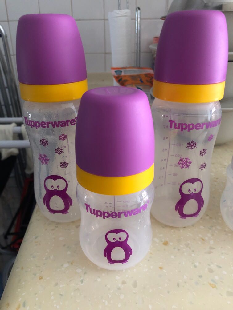 Tupperware baby milk bottles, Babies & Kids, Nursing & Feeding ...