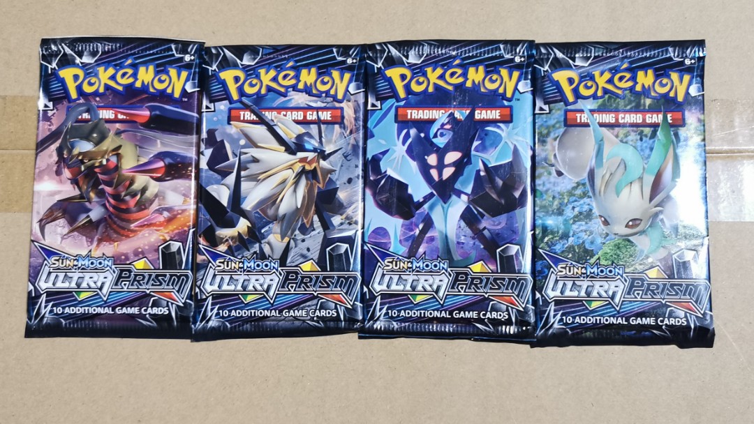 Ultra prism booster packs pokemon 4 art work, Hobbies & Toys, Toys ...