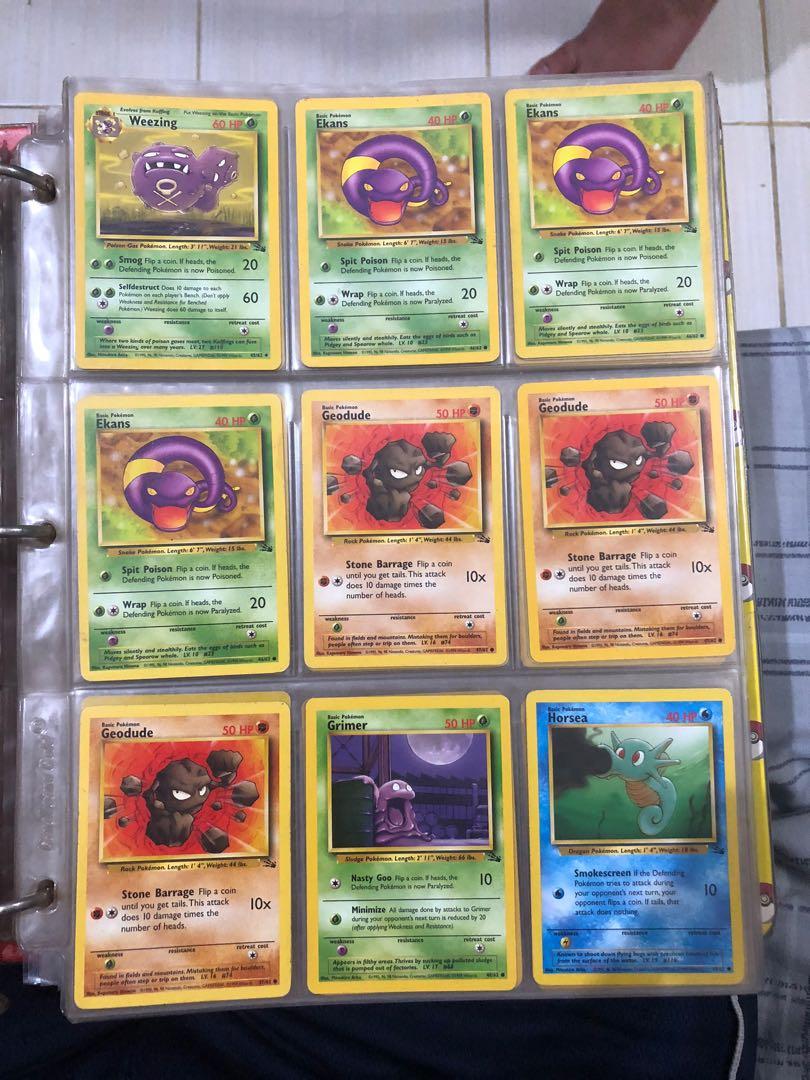 Vintage Pokemon Fossil Cards Unlimited, Hobbies & Toys, Memorabilia ...