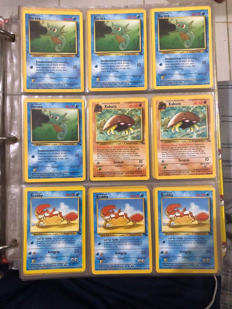 Vintage Pokemon Fossil Cards Unlimited, Hobbies & Toys, Memorabilia ...
