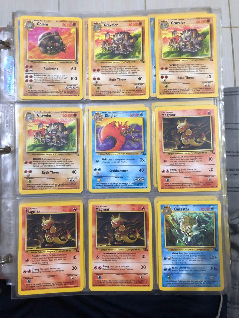 Vintage Pokemon Fossil Cards Unlimited, Hobbies & Toys, Memorabilia ...