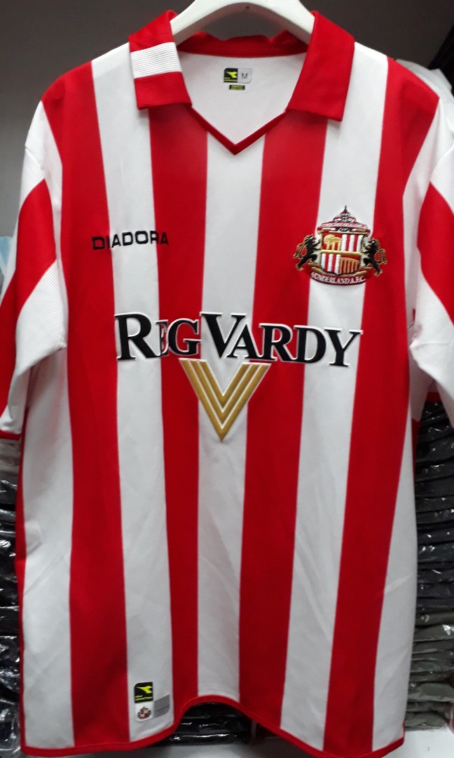 Vintage Sunderland FC 2004 Home Football Kit Jersey, Men's Fashion ...