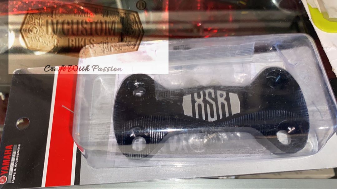 XSR155 handle bar riser cover, Motorcycles, Motorcycle Accessories on ...
