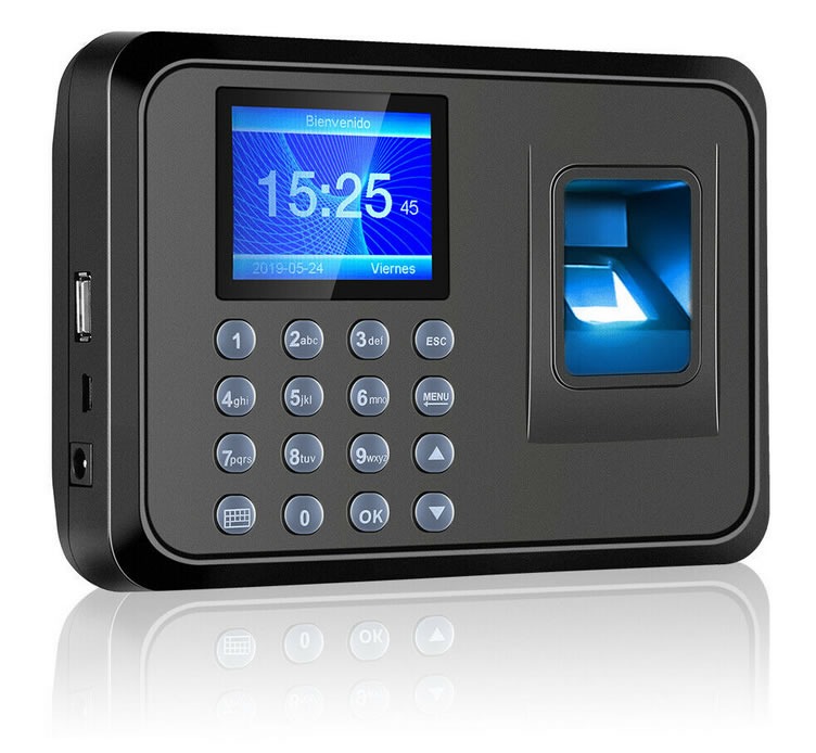 2.4 TFT LCD Display USB A6 BIOMETRIC Digital Finger Print Attendance ...