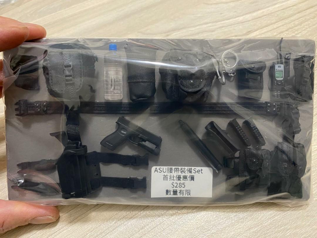 售全新 1:6 figure 專用香港警察機場特警 HK Police Airport Special Unit (ASU) 腰帶裝備set ...