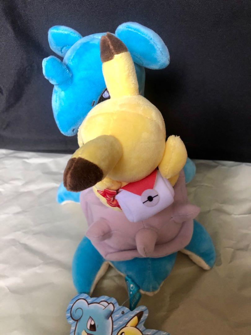 [BNWT] Pikachu riding lapras plush, Hobbies & Toys, Toys & Games on ...