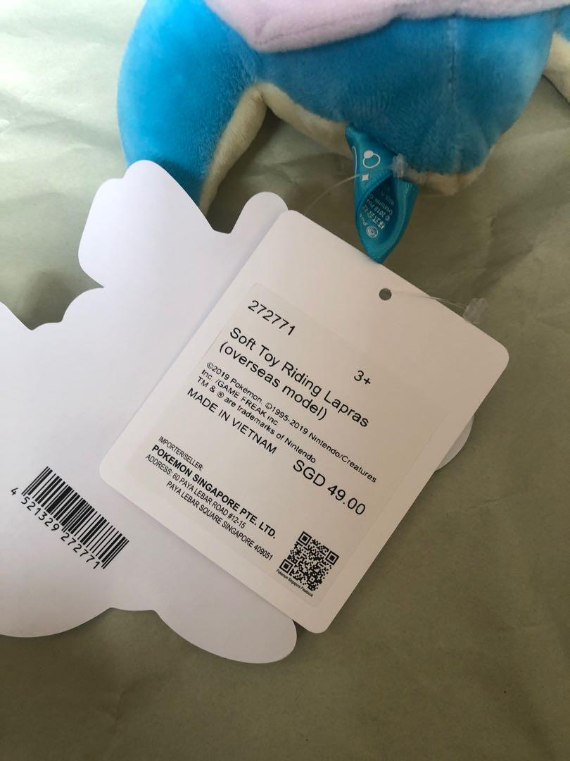 [BNWT] Pikachu riding lapras plush, Hobbies & Toys, Toys & Games on ...