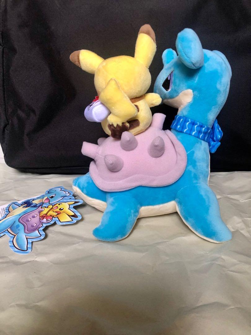 [BNWT] Pikachu riding lapras plush, Hobbies & Toys, Toys & Games on ...