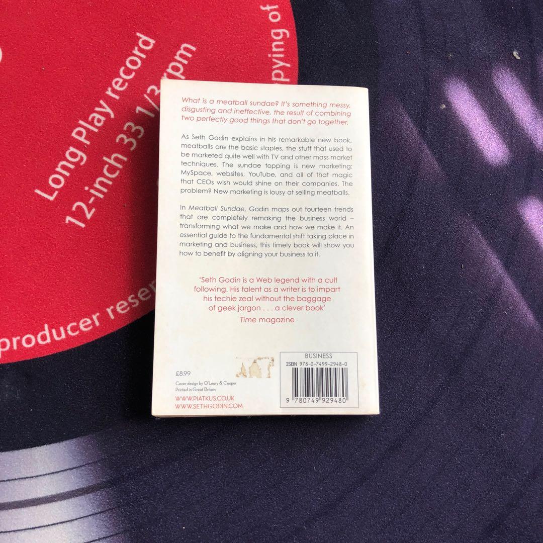 Book: Meatball Sundae by Seth Godin, Hobbies & Toys, Books & Magazines ...