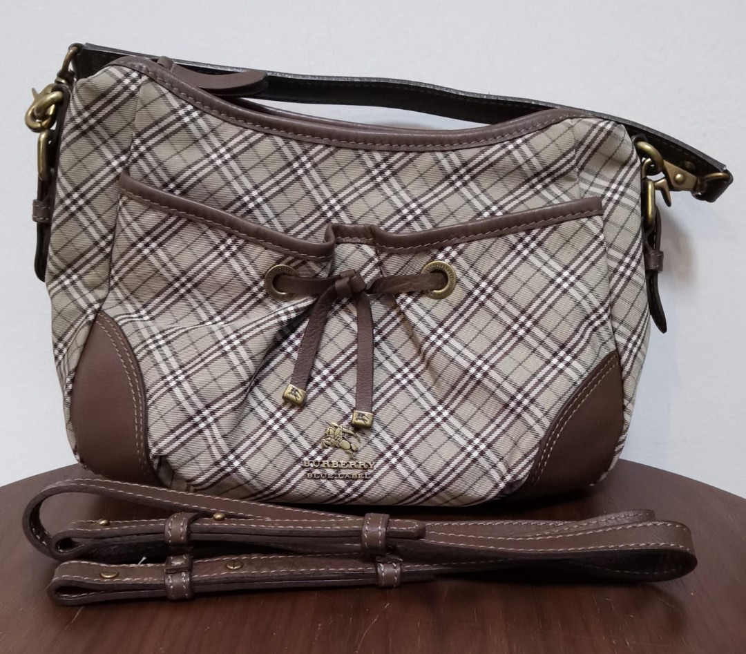 Burberry blue label bag, Luxury, Bags & Wallets on Carousell
