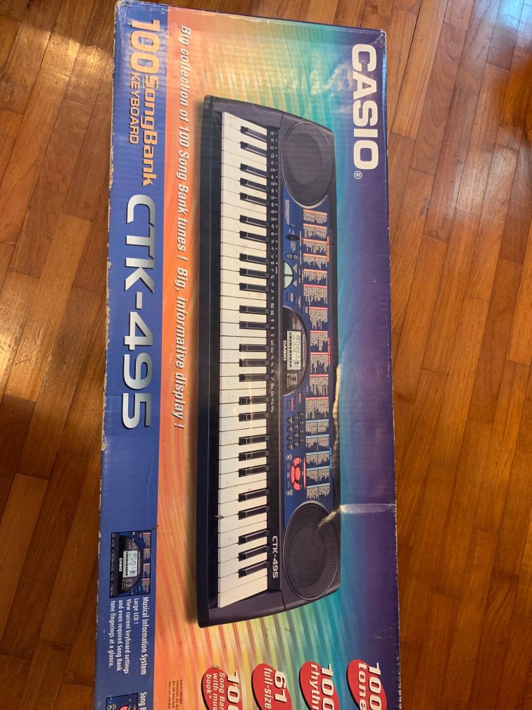 Casio keyboard, Hobbies & Toys, Toys & Games on Carousell