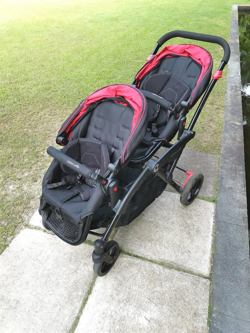 Contours Options Elite Double Twin Tandem Stroller, Babies & Kids ...