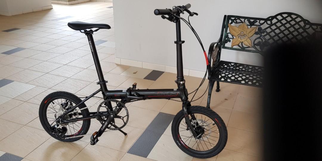 CRIUS Shadow 16 in. 9sp folding bike (by LITEPRO), Sports Equipment, Bicycles & Parts, Bicycles ...
