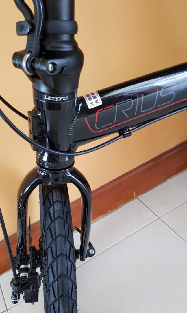 CRIUS Shadow 16 in. 9sp folding bike (by LITEPRO), Sports Equipment, Bicycles & Parts, Bicycles ...