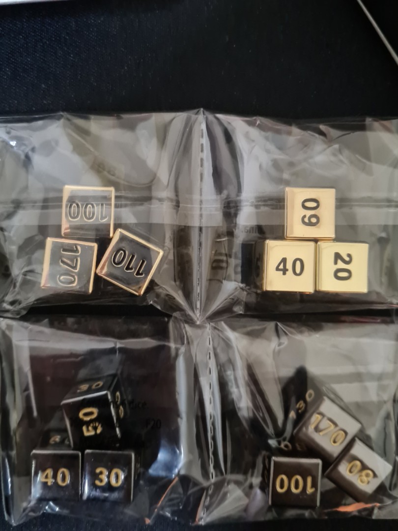 Dice set from Pokemon Ultra Premium Collection - Zacian and Zamazenta ...