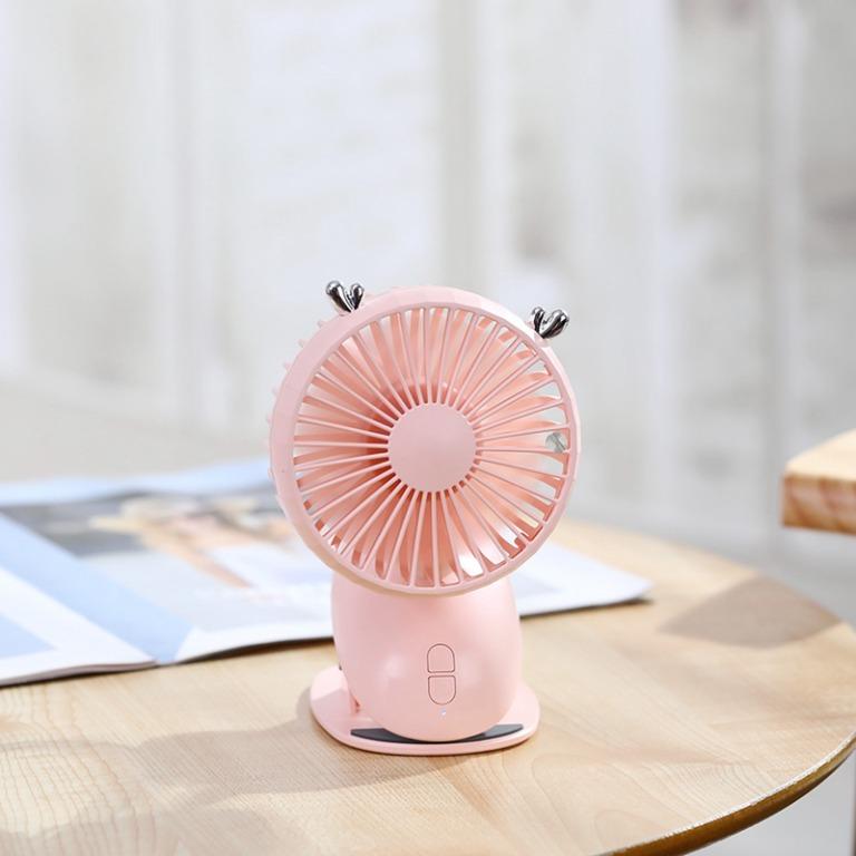 DigiNut Personal Oscillating Electric Fan Flexible Gooseneck Mini USB ...