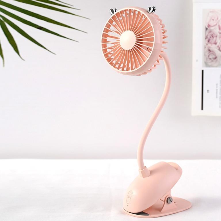DigiNut Personal Oscillating Electric Fan Flexible Gooseneck Mini USB ...