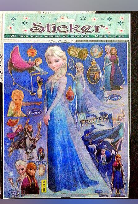 Disney Princess Frozen Elsa and Anna Stickers sheets, Design & Craft ...