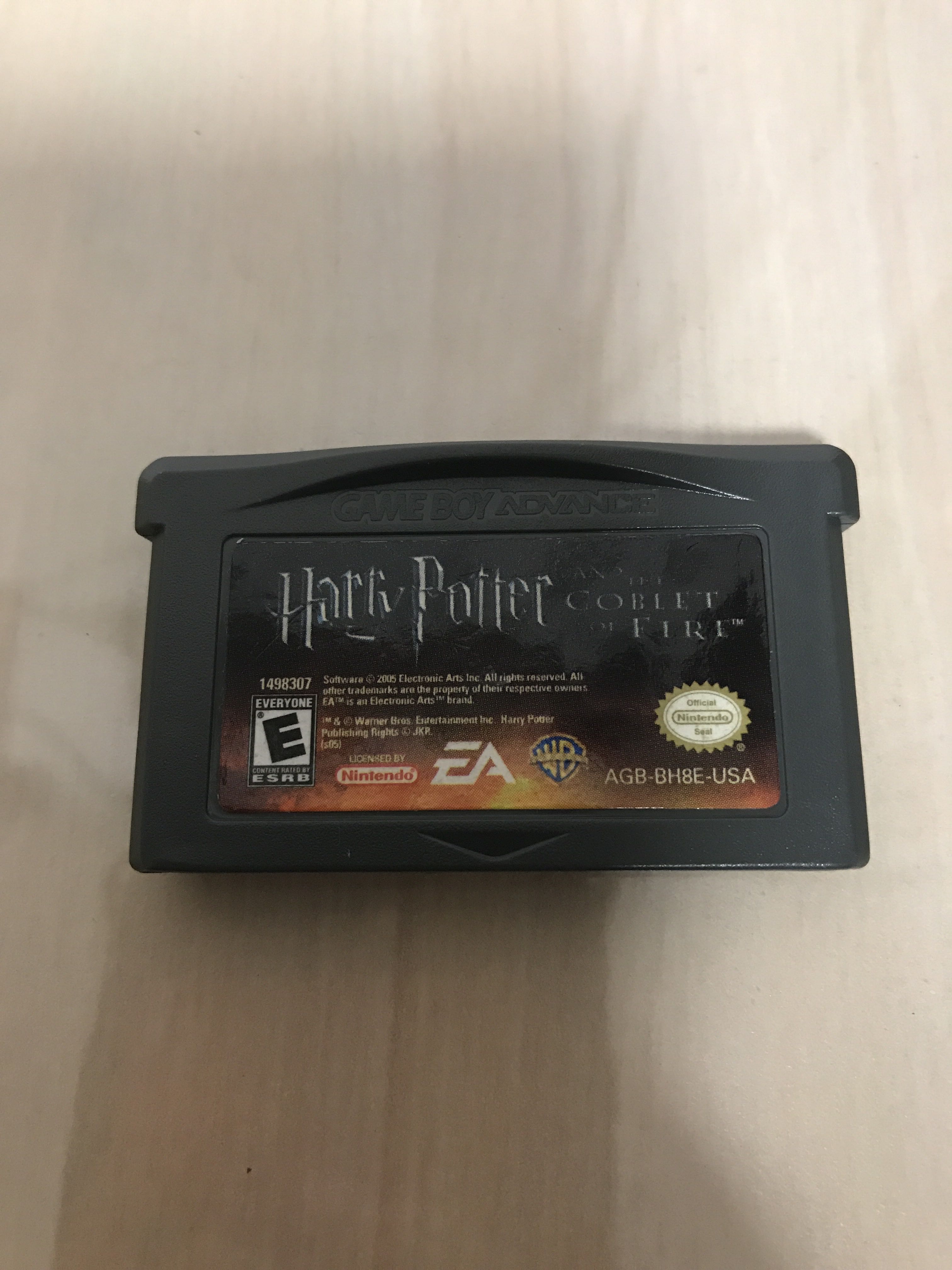 Gameboy Advance SP Game Cartridge - Harry Potter and the Goblet of Fire ...