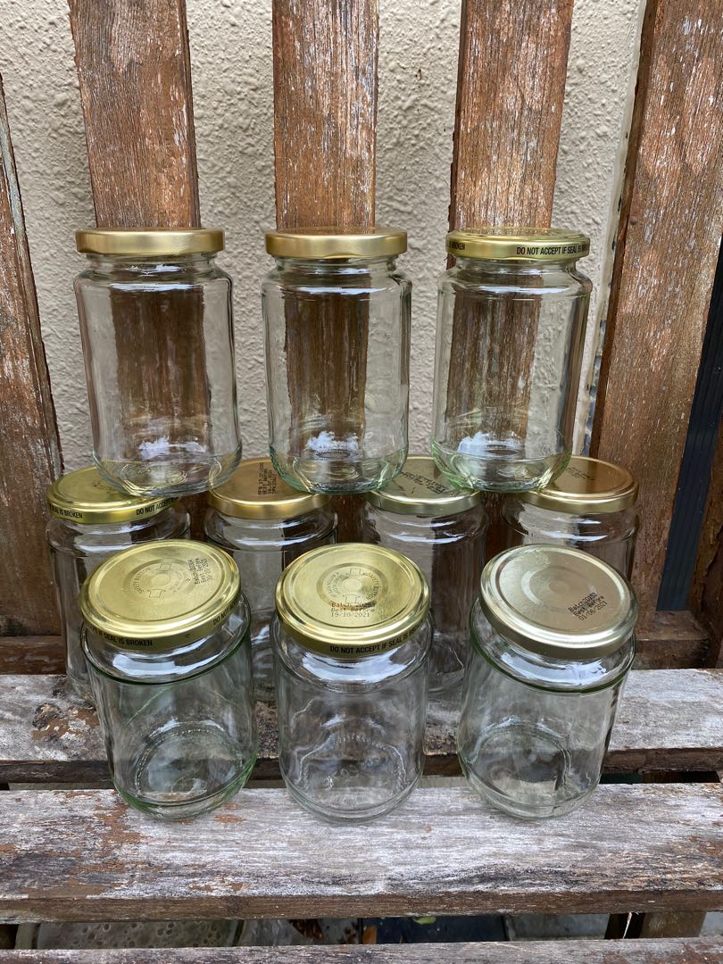 20 x Empty Glass container with cap, Everything Else on Carousell