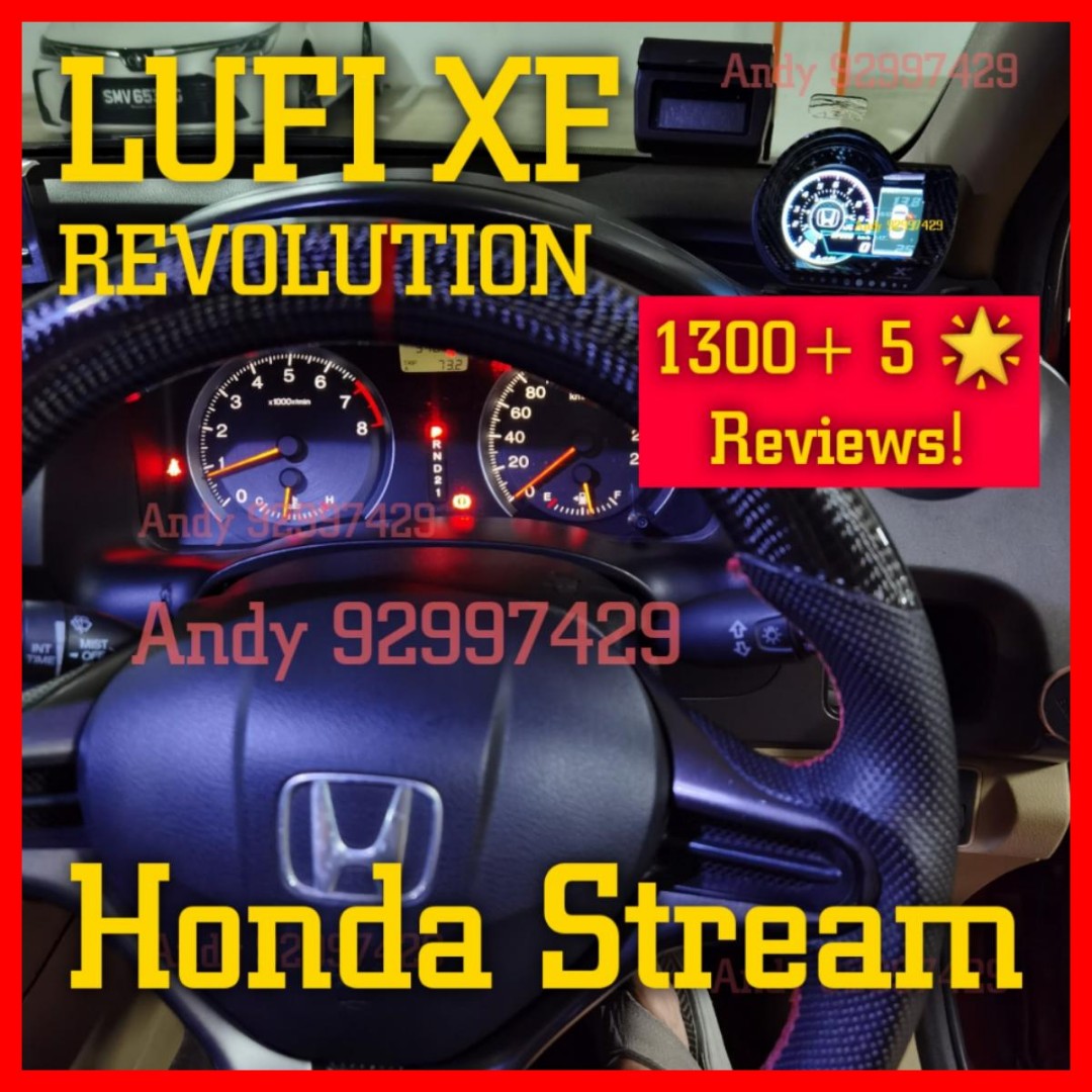 Hond Stream Lufi XF Revolution OBD OBD2 Display Gauge #lufi #magician # ...