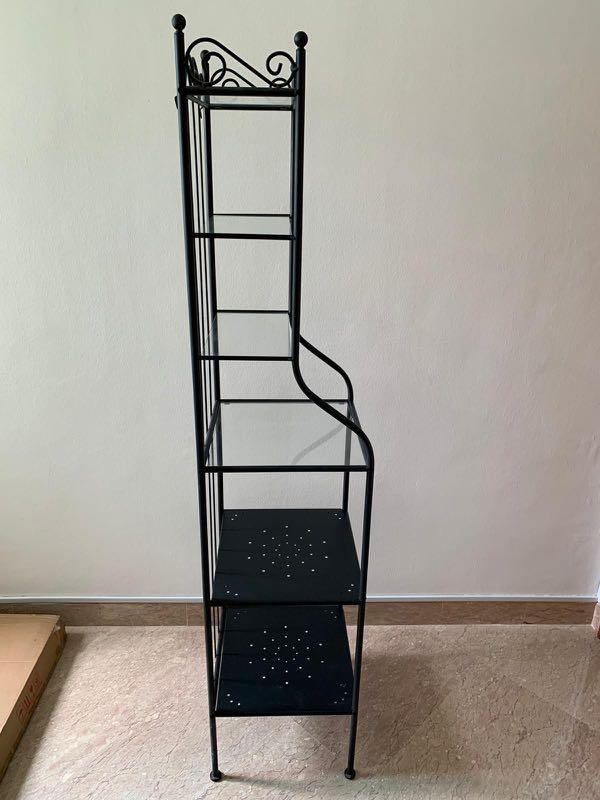 IKEA multi purpose wrought iron shelf, Furniture & Home Living ...