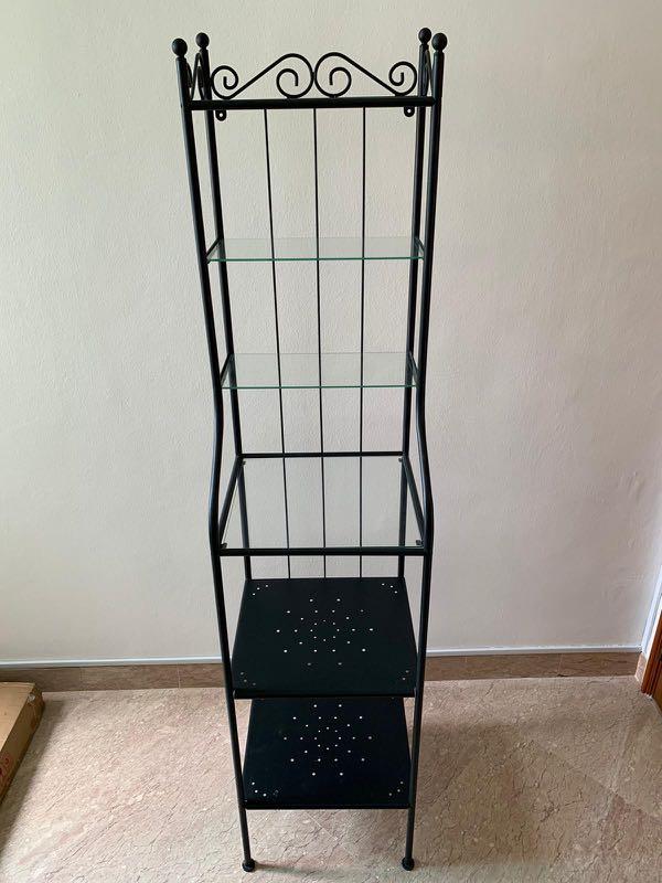 IKEA multi purpose wrought iron shelf, Furniture & Home Living ...
