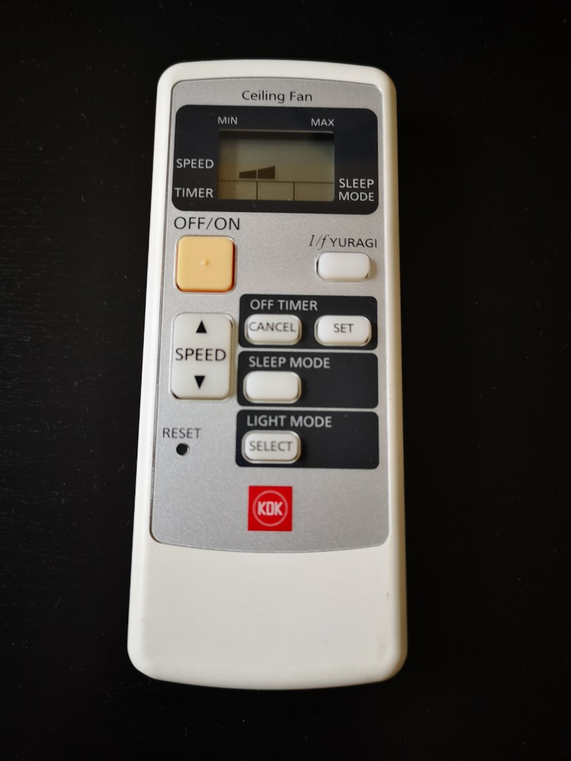 Kdk Ceiling Fan Remote Control, Home Appliances, Cooling & Air Care on ...