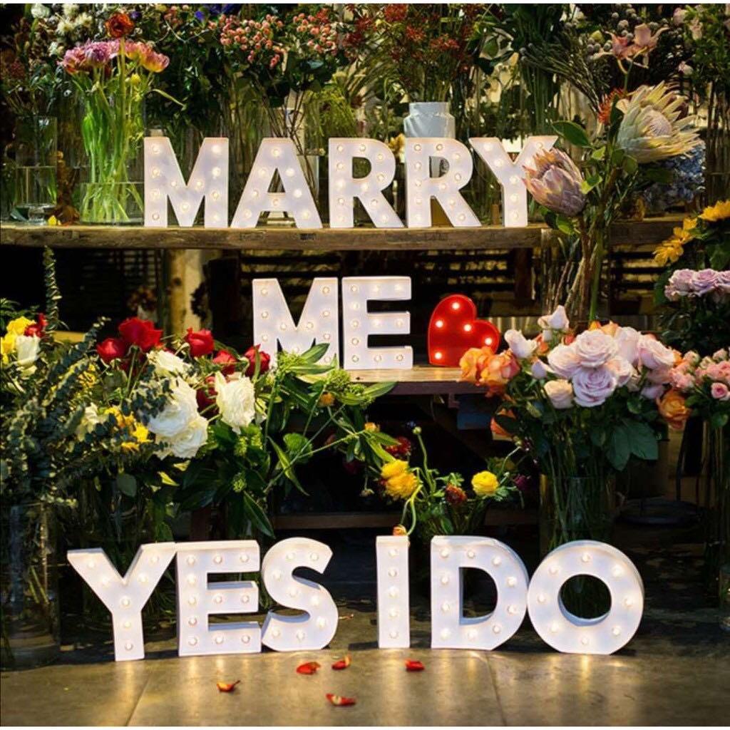 LED LETTERS STANDEE, Furniture & Home Living, Lighting & Fans, Lighting ...