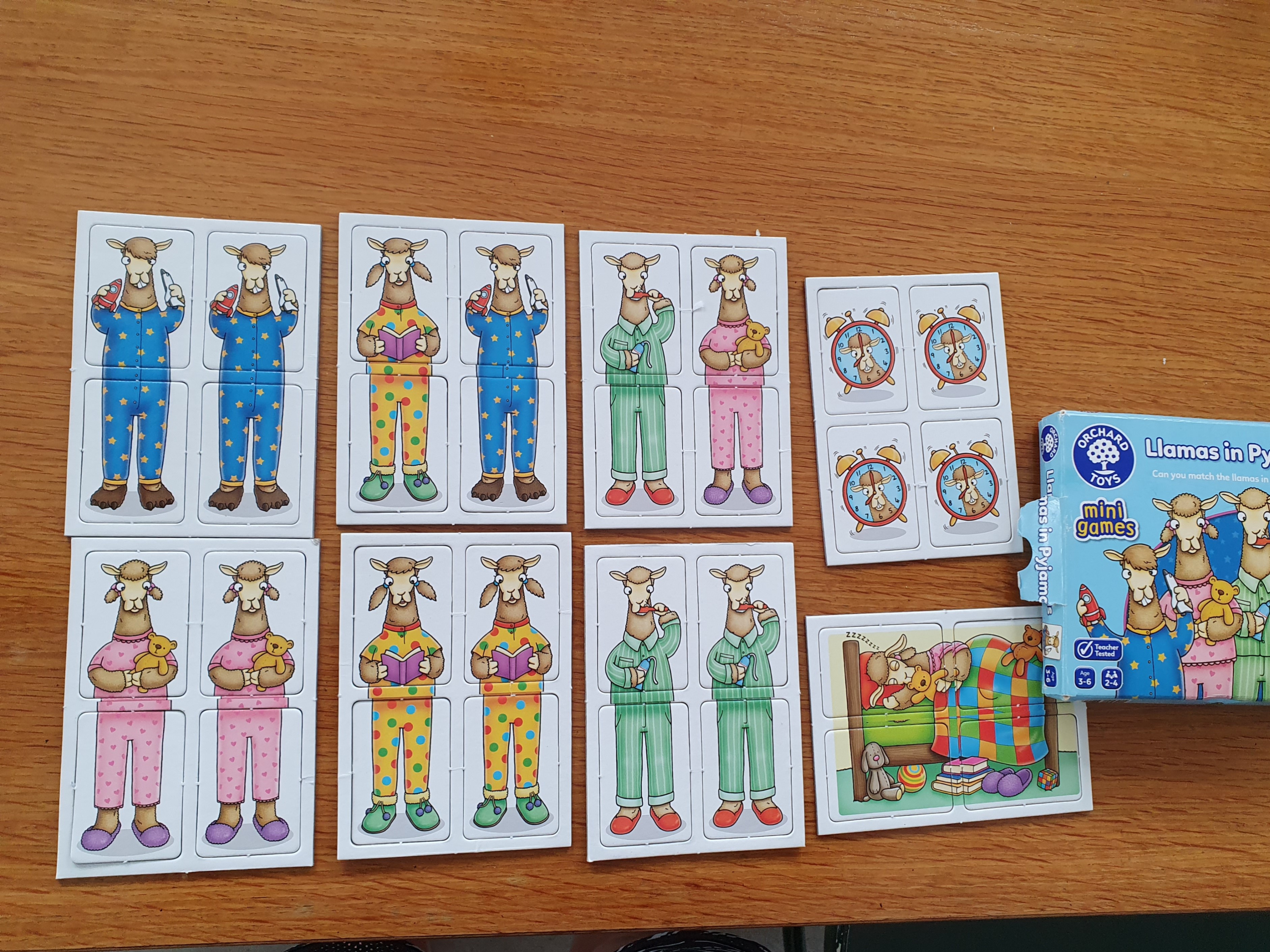 Llamas in Pyjamas and Crocodile Snap card games, Hobbies & Toys, Toys ...