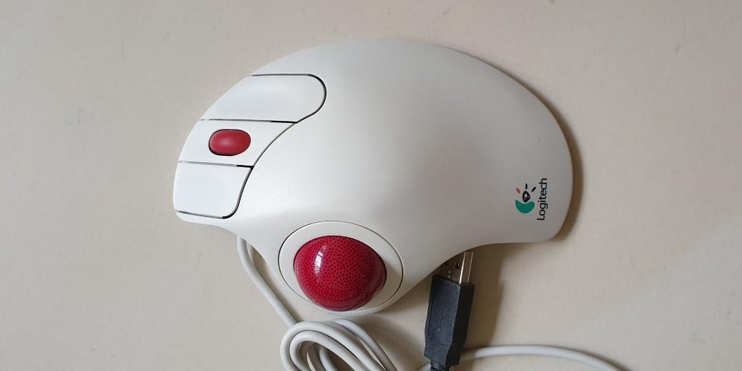 Logitech TrackMan Marble Wheel Trackball, Computers & Tech, Parts ...