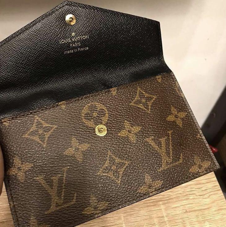 Louis Vuitton Envelope Wallet - Passport Size, Women's Fashion, Bags ...