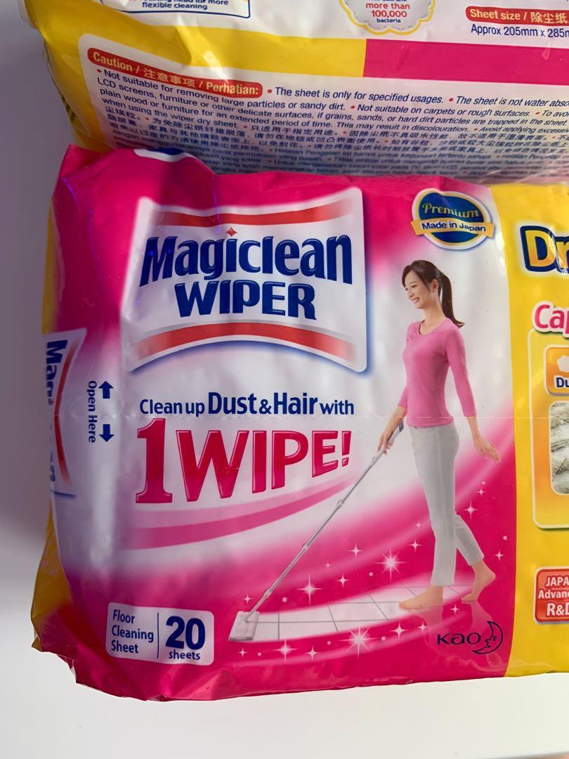 Magiclean wiper dry sheet 20, Everything Else on Carousell