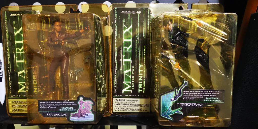 Mcfarlane The Matrix Reloaded Series 2 Trinity+Niobe, Hobbies & Toys ...