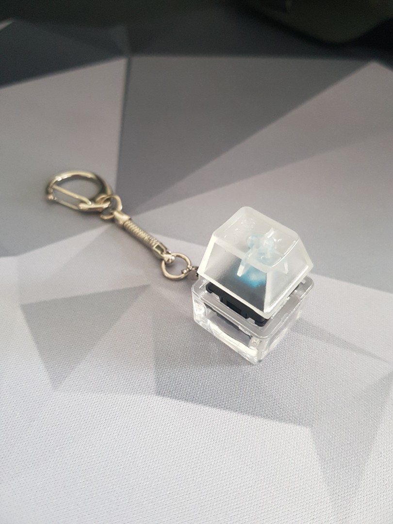 Mechanical Switch Keychain Cherry MX Blue, Computers & Tech, Parts ...