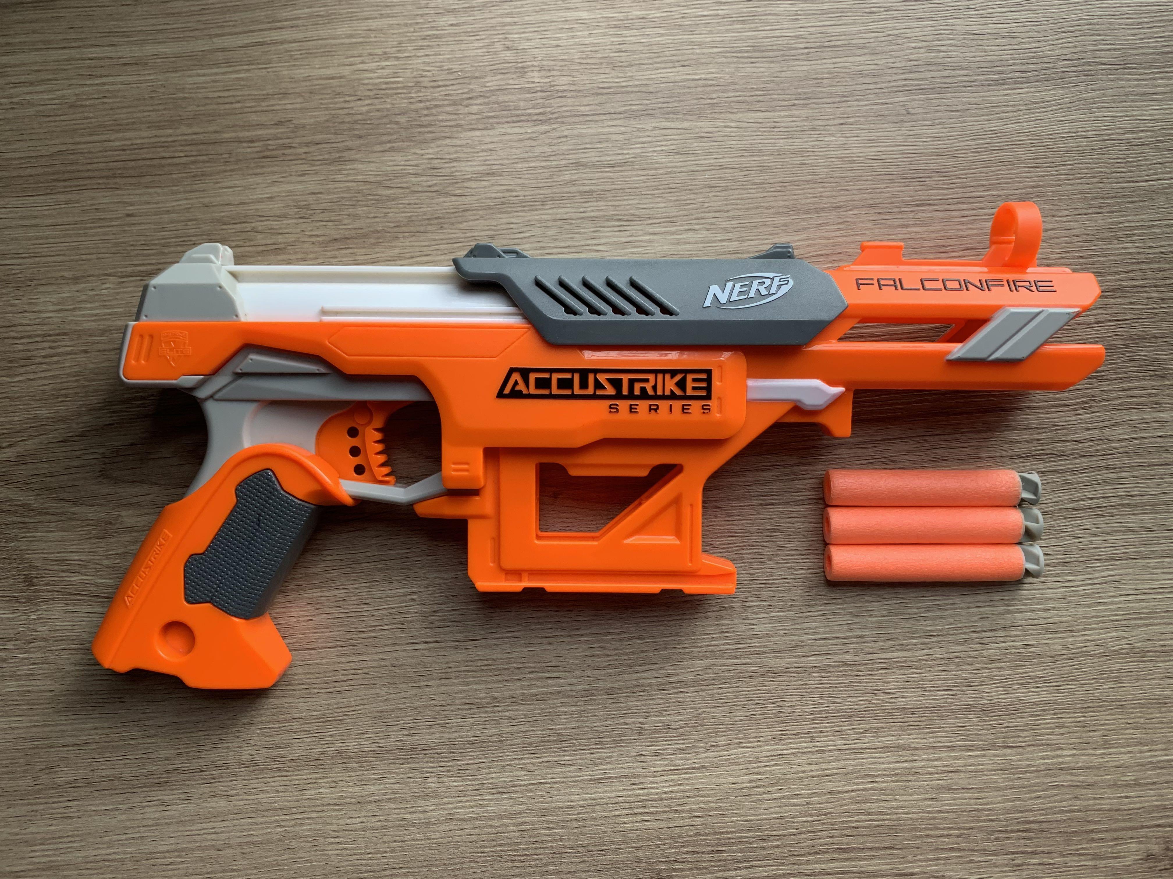 Nerf accustrike series falconfire, Hobbies & Toys, Toys & Games on ...