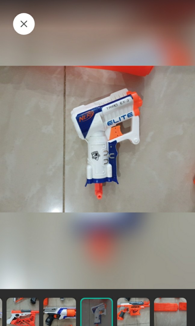 Nerf gun triad ex3, Hobbies & Toys, Toys & Games on Carousell
