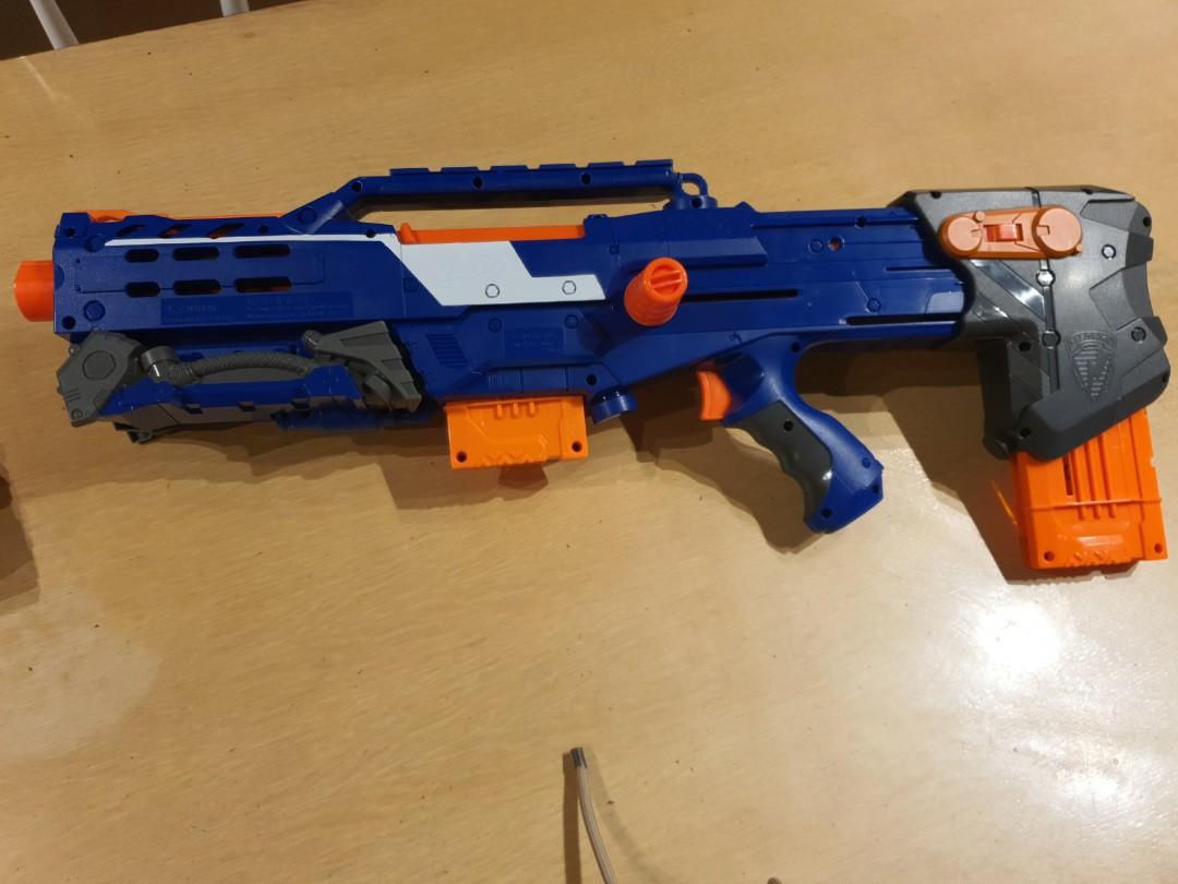 nerf n-strike elite long shot cs-6 blaster gun, Hobbies & Toys, Toys ...