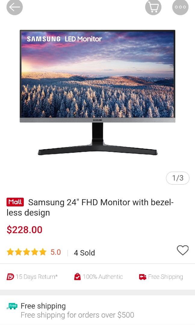New Samsung S24R35, Computers & Tech, Parts & Accessories, Monitor ...