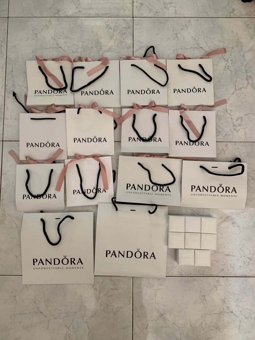 Original Pandora Paper Bag and Jewellery Box, Women's Fashion, Jewelry ...