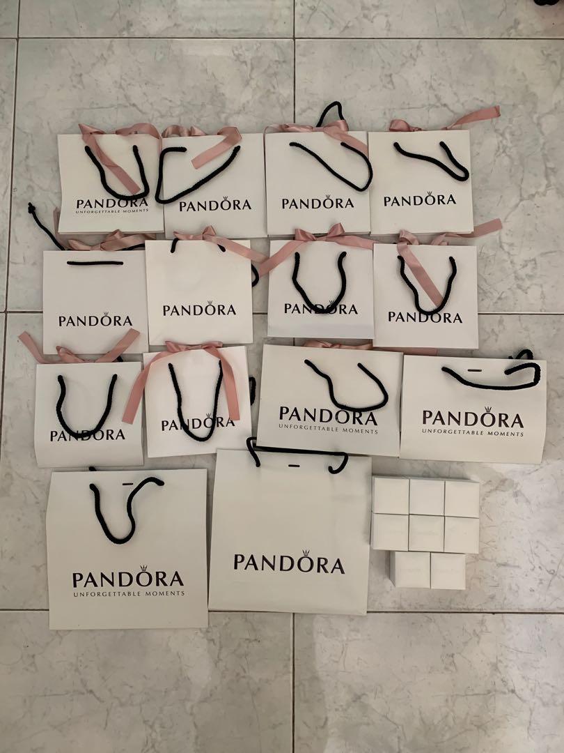 Original Pandora Paper Bag and Jewellery Box, Women's Fashion, Jewelry ...