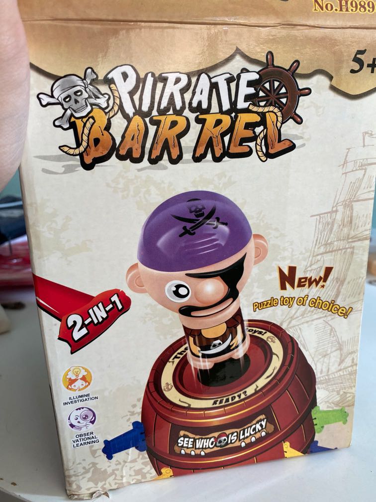 Pirate Barrel, Hobbies & Toys, Toys & Games on Carousell